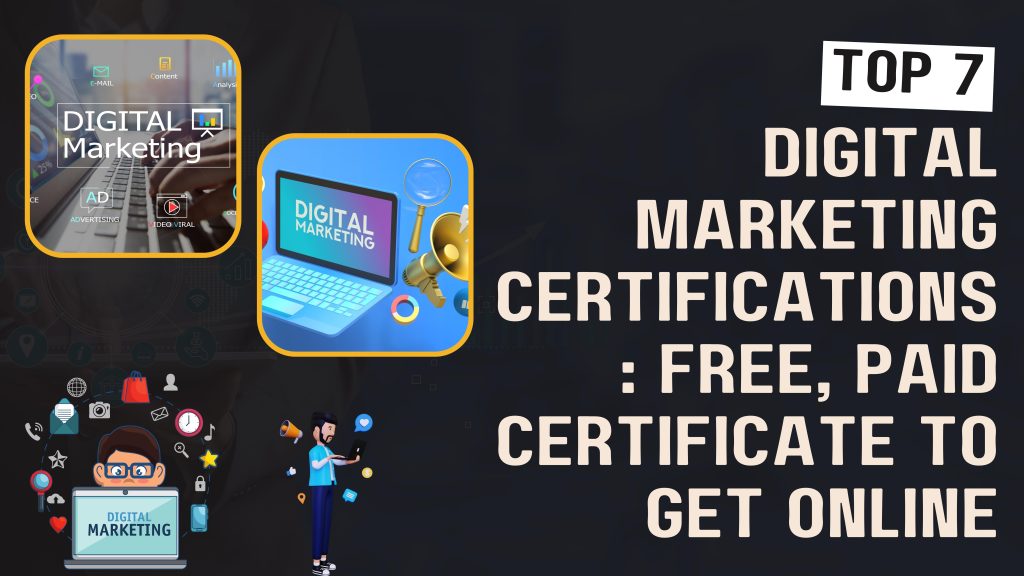 Top Digital marketing certifications: Free, paid certificate to get ...