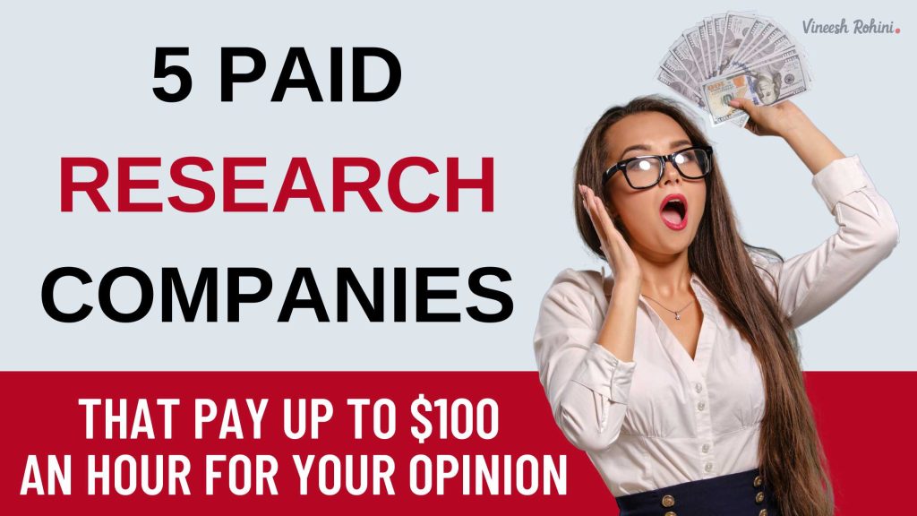 5 Paid Research Companies that Pay Up to $100 an Hour for Your Opinion ...