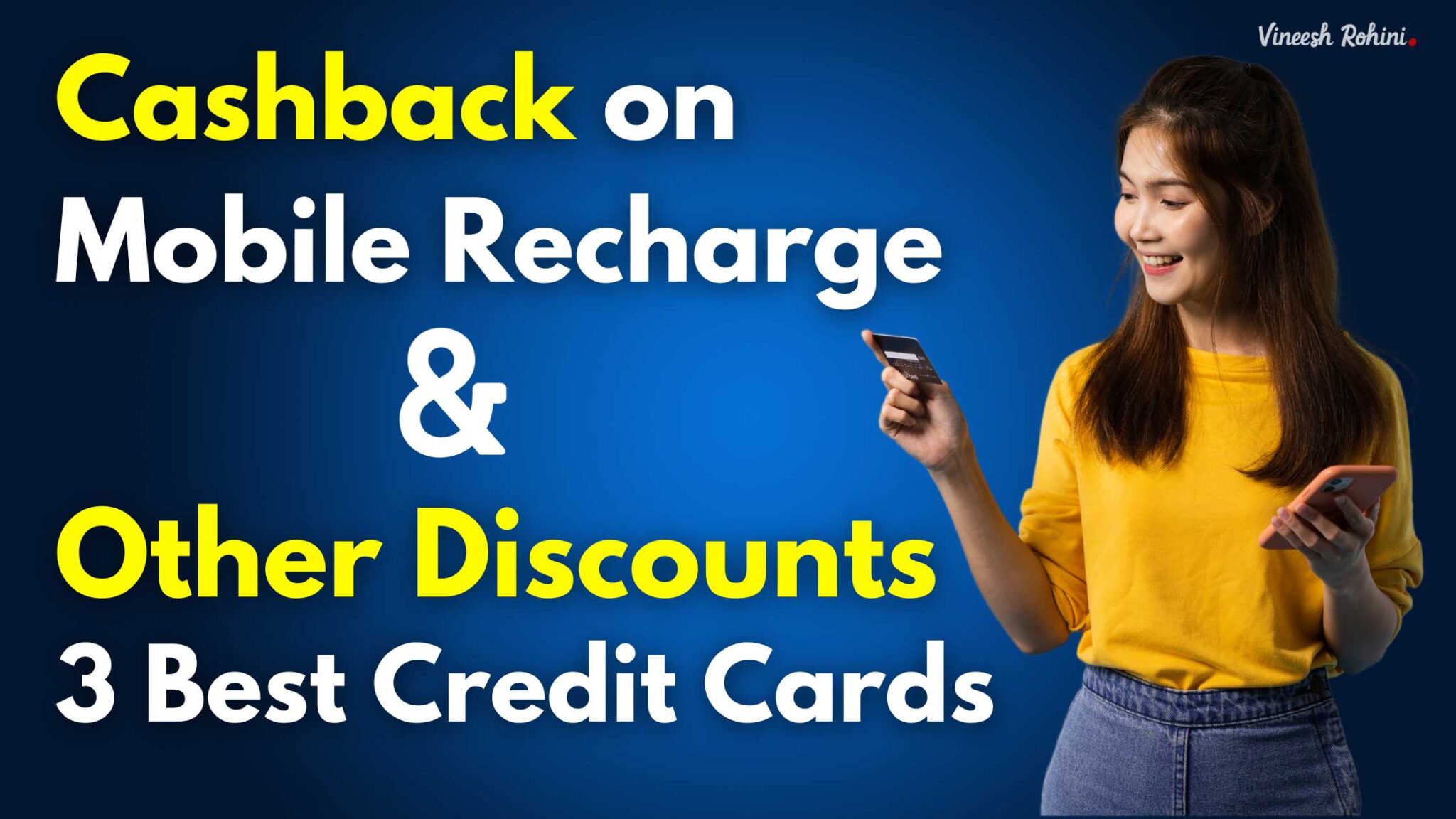 Best Credit Cards - Cashback on Mobile Recharge and Many Other ...