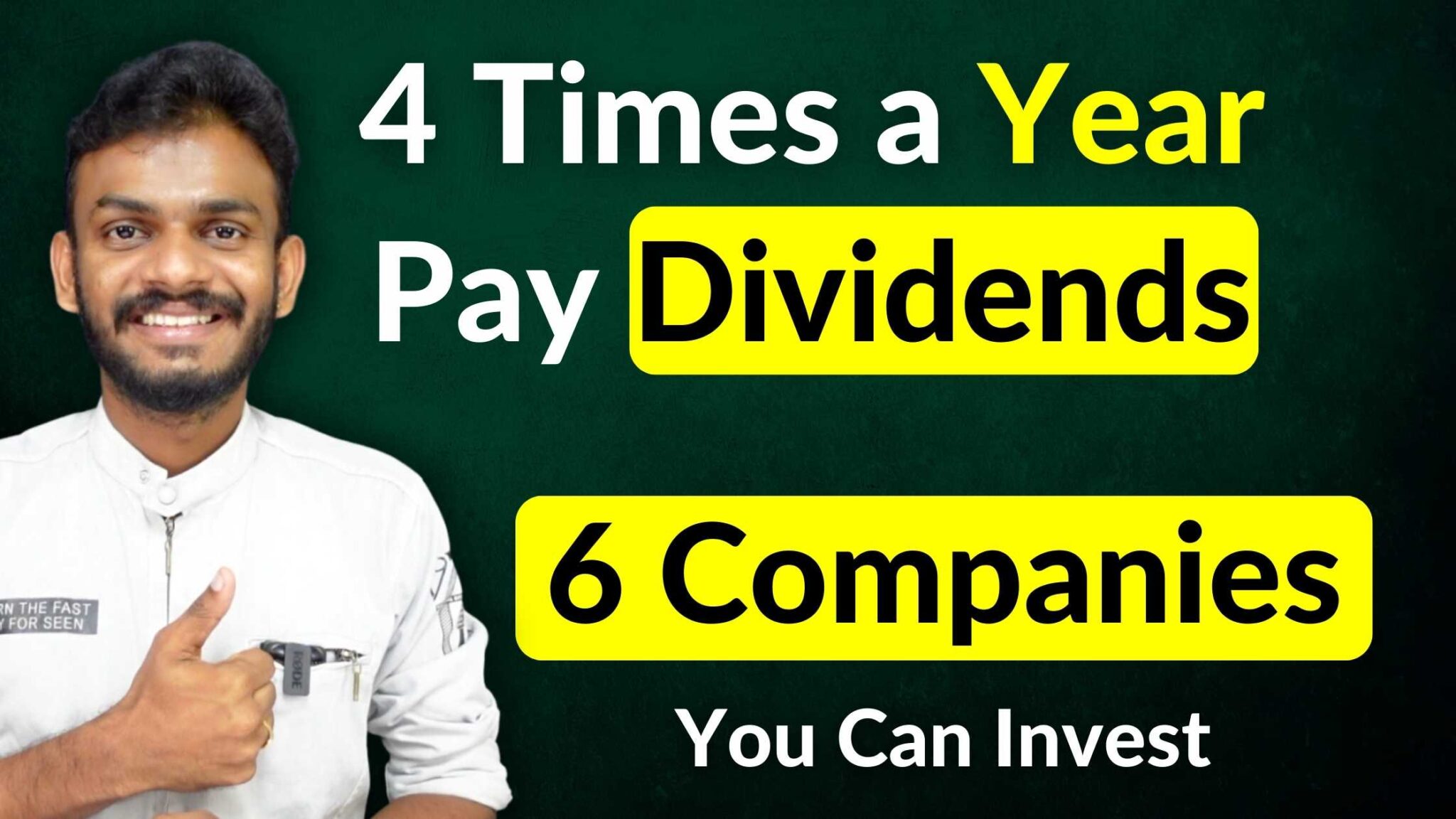 High Dividend Stocks - 6 Companies That Pay Dividends 4 Times a Year ...