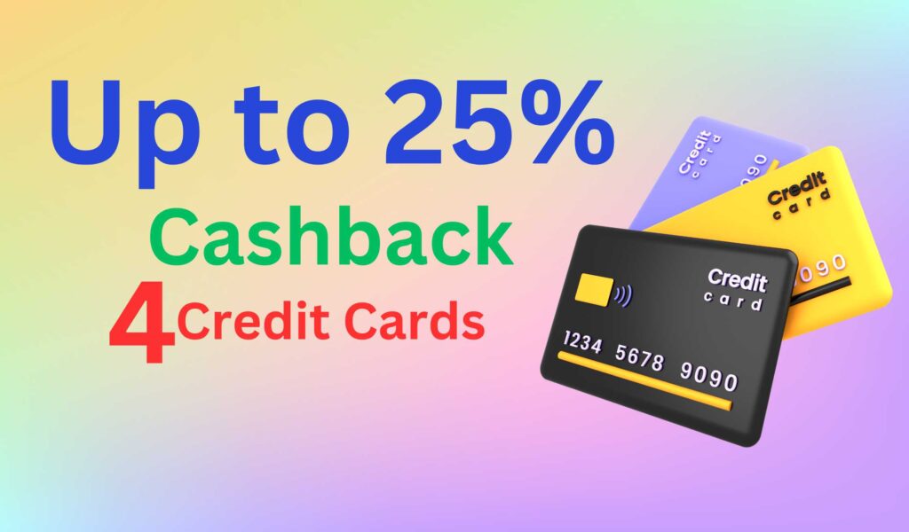 Best Credit Cards - Up to 25% cashback on spend; Here are 4 credit ...
