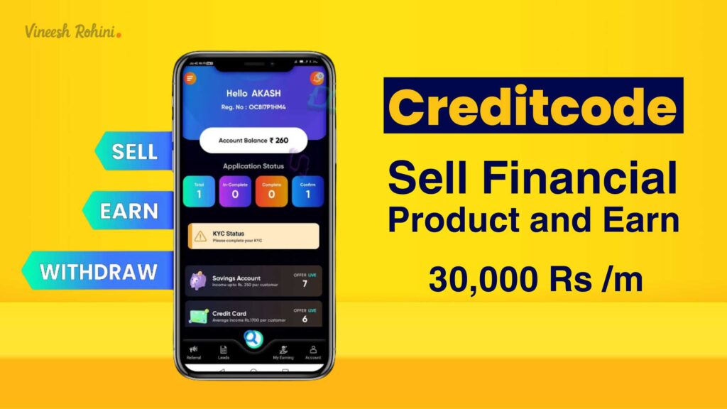 Creditcode - Sell, Earn, Withdraw | Sell Financial Product and Earn ...