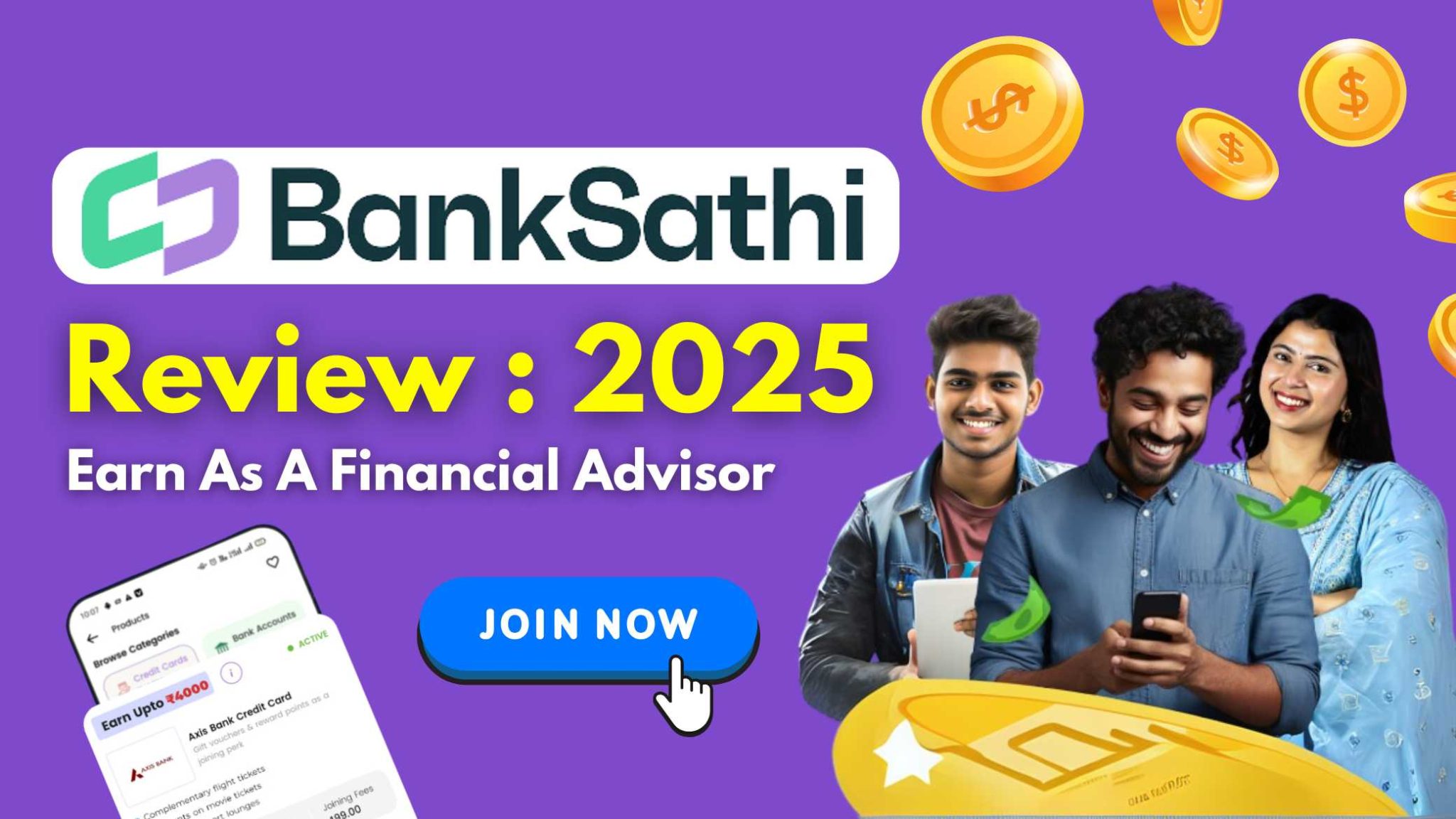BankSathi Review : Earn As A Financial Advisor : Comprehensive Guide 2025 - Vineesh Rohini
