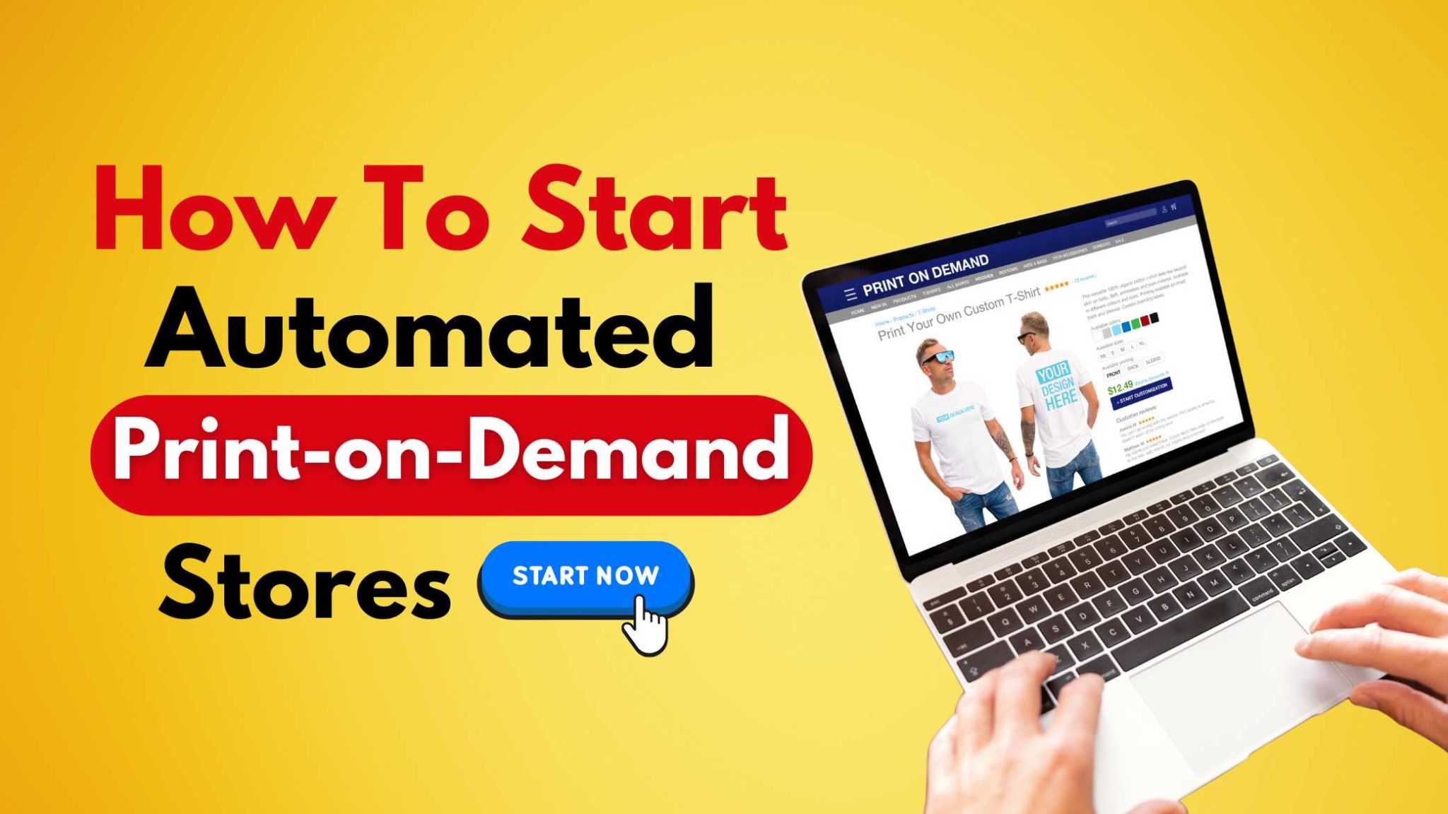 How To Start Automated Print-on-Demand Stores : Make Money Online ...